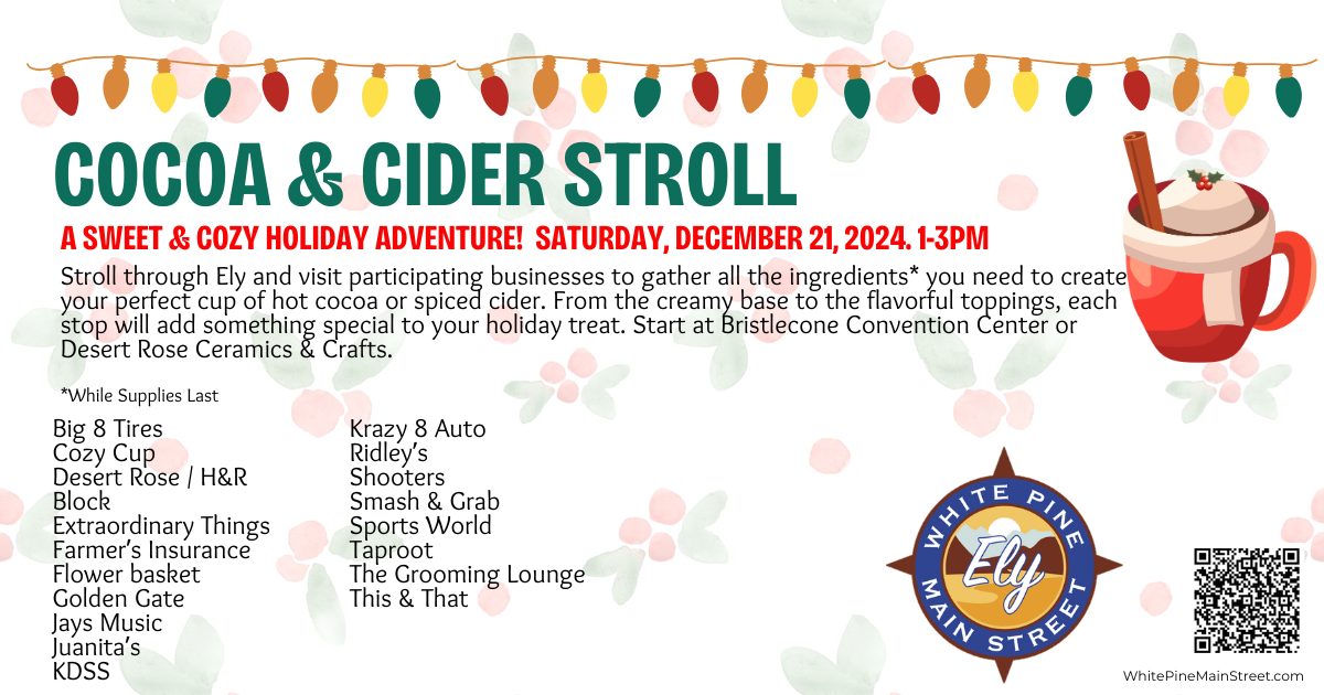 Cocoa & Cider Stroll - Welcome To Ely