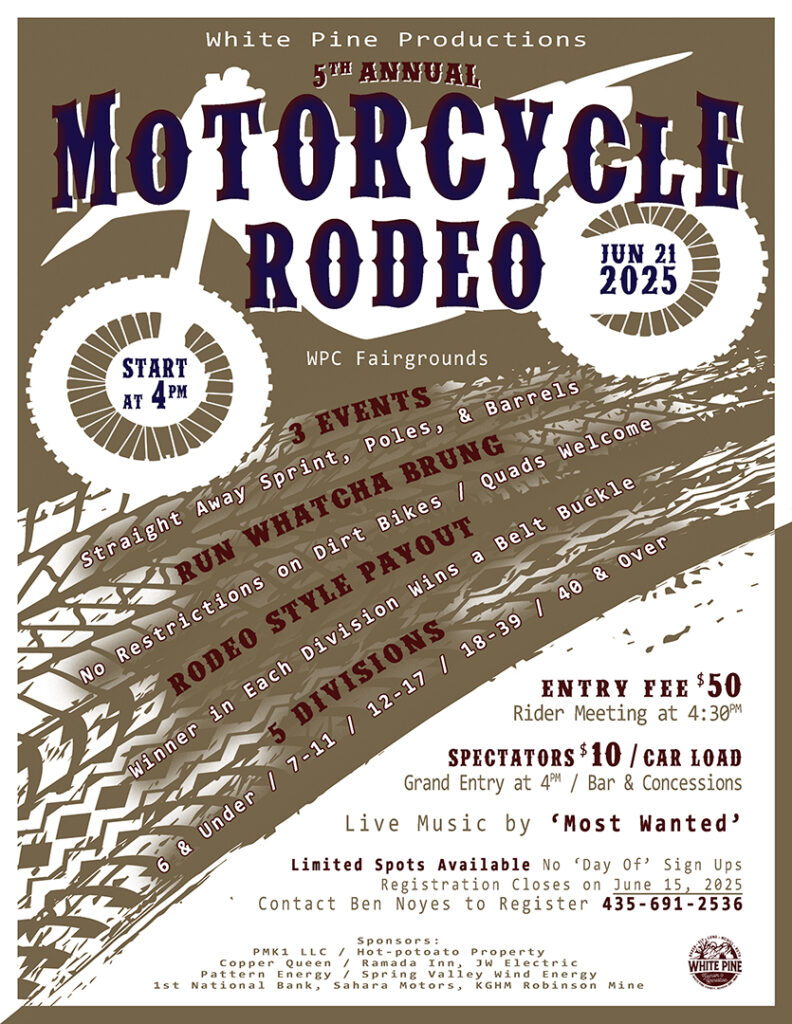 Fifth Annual Motorcycle Rodeo - Welcome To Ely